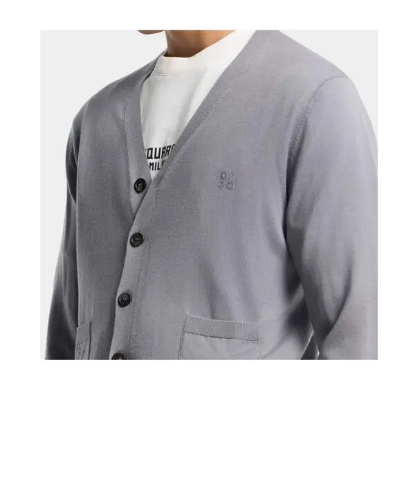 Dsquared2 V-neck Pocket Cardigan