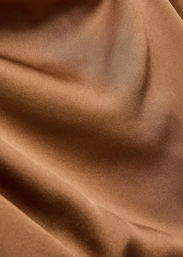 Simkhai Alice Draped Satin Top