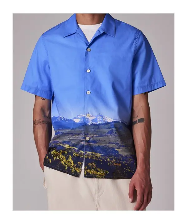 Paul Smith Landscape Print Shirt