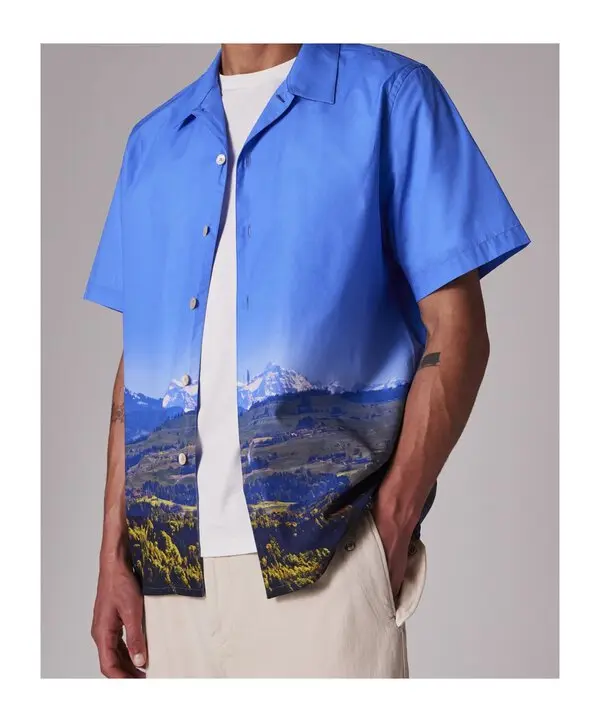 Paul Smith Landscape Print Shirt