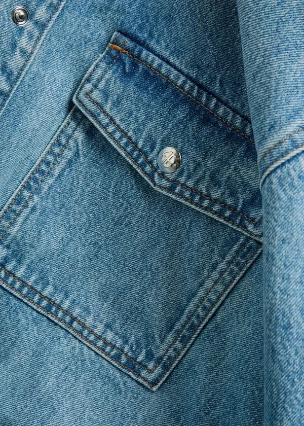 ANINE BING Paxton Denim Shirt