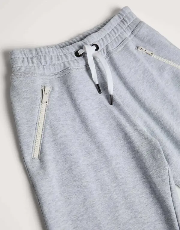 Brunello Cucinelli Drawstring French Terry Track Pants - Light Gray