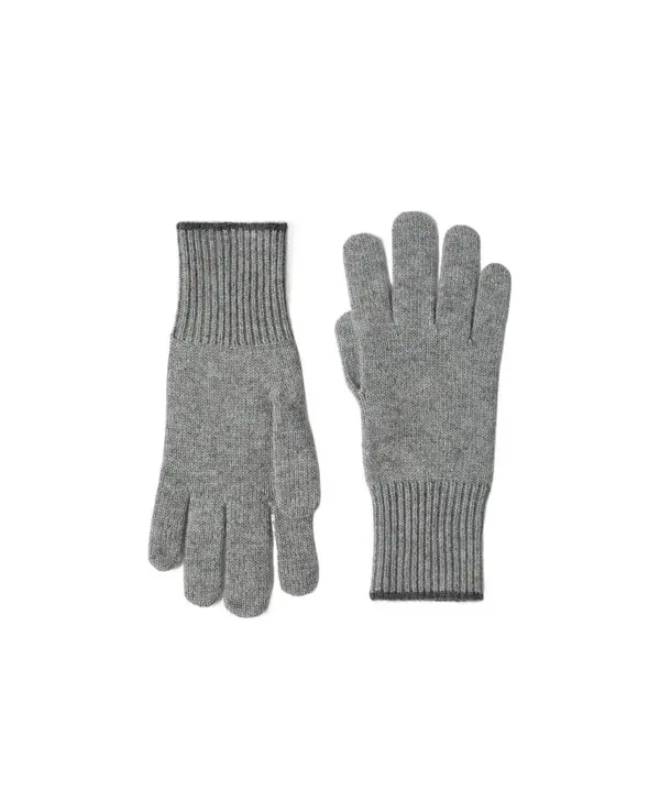Brunello Cucinelli Ribbed-knit Cashmere Gloves