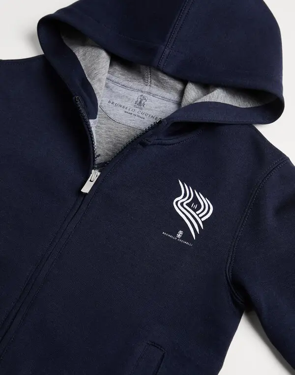 Brunello Cucinelli Double-cloth Full Zip Hoodie