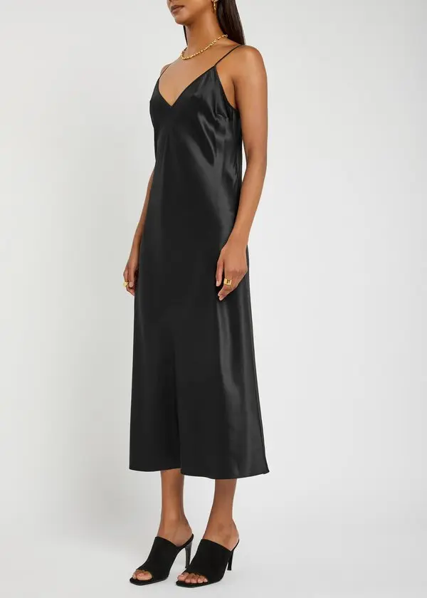 JOSEPH Clea Silk Midi Slip Dress