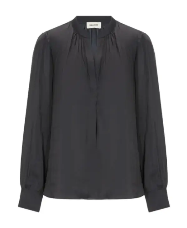 Zadig&Voltaire Gathered V-neck Shirt