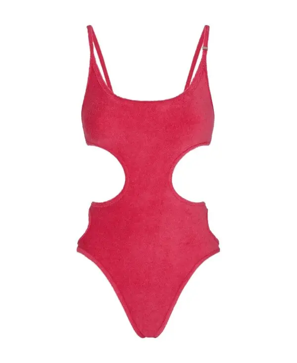 Attico The Cut-out One-piece Swimsuit - Red