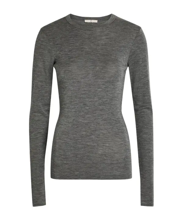 RÓHE Crew-neck Merino Wool T-shirt