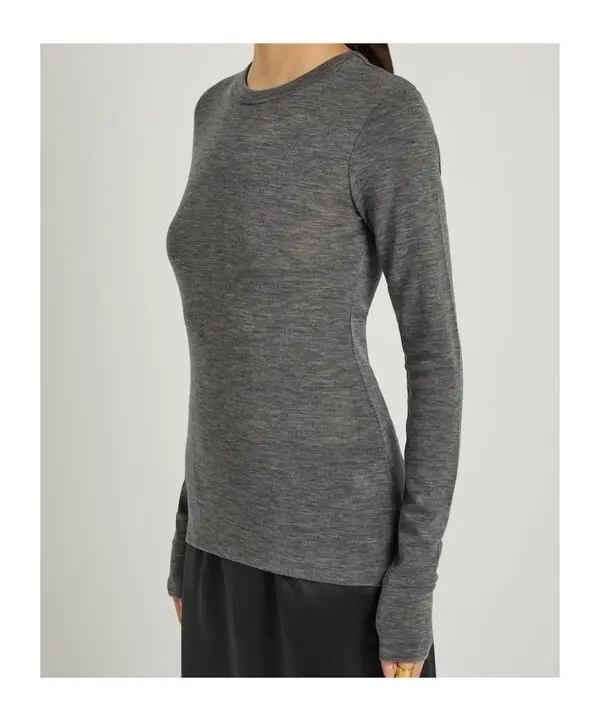 RÓHE Crew-neck Merino Wool T-shirt