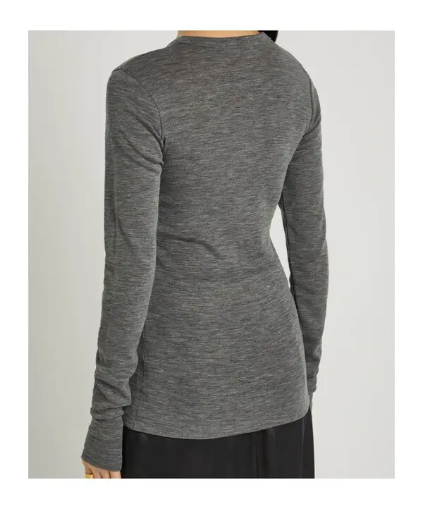 RÓHE Crew-neck Merino Wool T-shirt