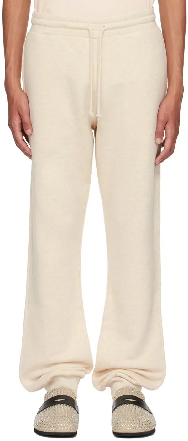 J.W.ANDERSON Slogan-embroidered Cotton Track Pants