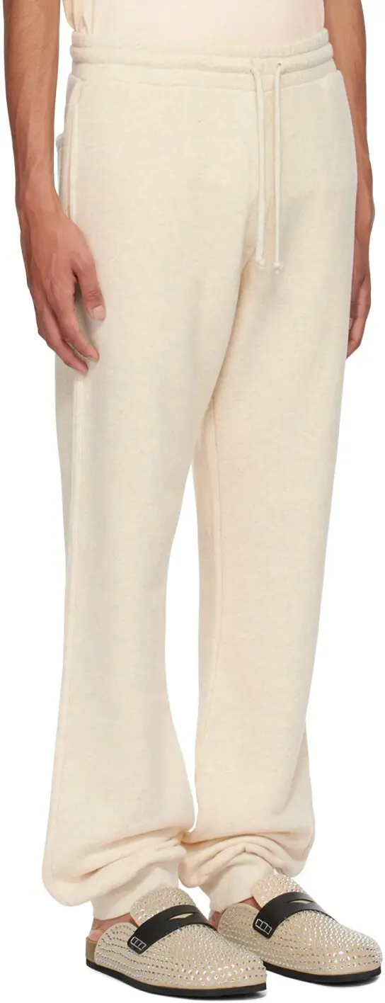 J.W.ANDERSON Slogan-embroidered Cotton Track Pants