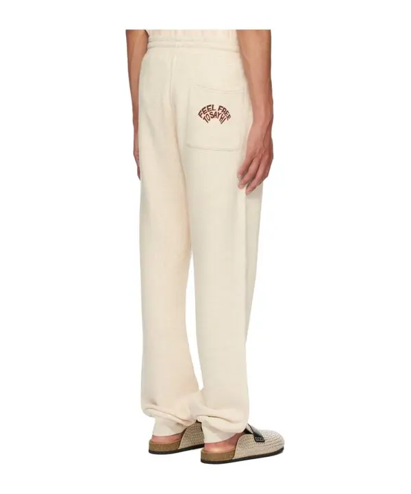 J.W.ANDERSON Slogan-embroidered Cotton Track Pants