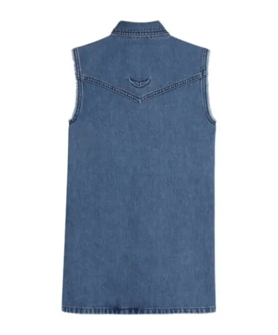 Zadig&Voltaire Sleeveless Button-fastening Studded Dress