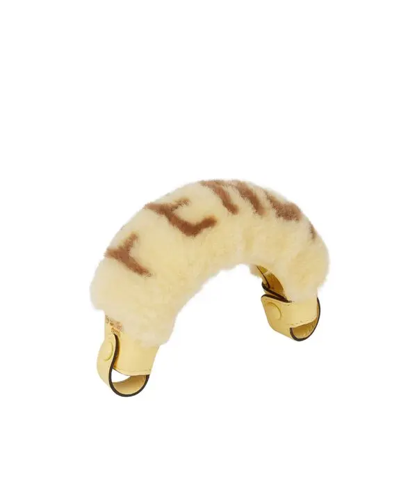 Fendi Small Peekaboo Handle Cover - Yellow