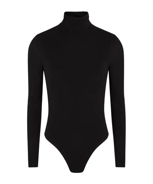 Alaïa Heart Cut-out Crepe Bodysuit