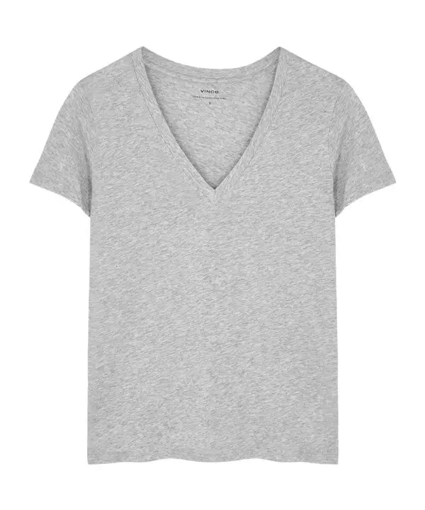 Vince Pima Cotton T-shirt - Gray