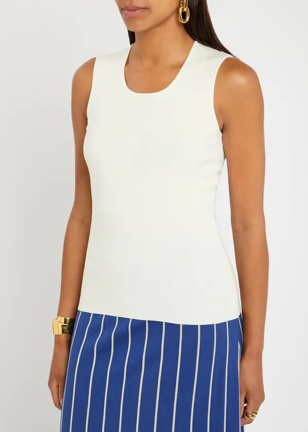 JOSEPH Stretch-silk Knit Tank