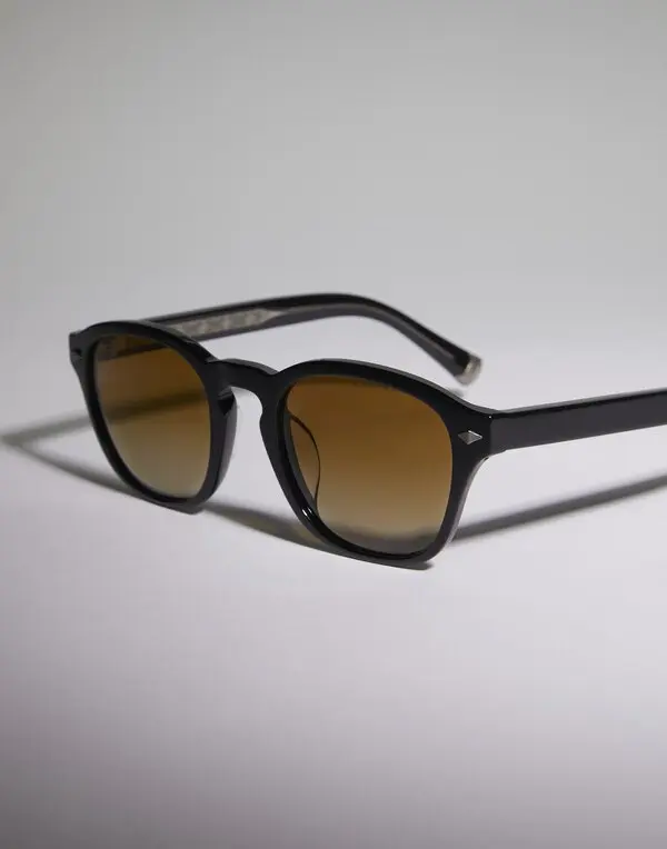 Brunello Cucinelli Intarsia Rays Sunglasses