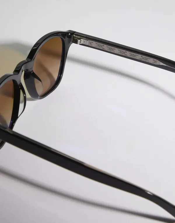 Brunello Cucinelli Intarsia Rays Sunglasses