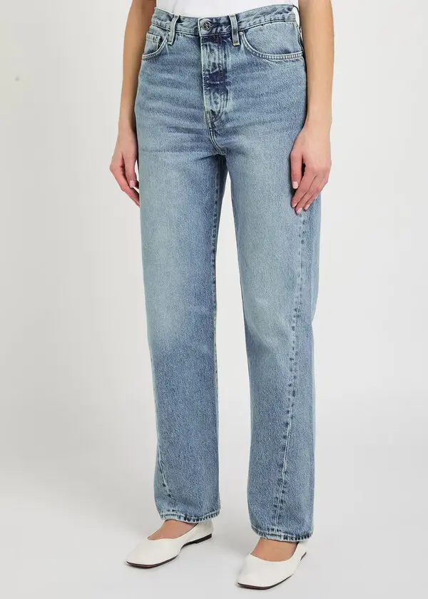 TOTEME Twisted Seam Straight-leg Jeans