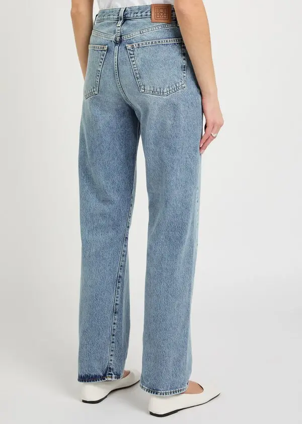 TOTEME Twisted Seam Straight-leg Jeans