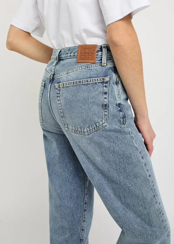 TOTEME Twisted Seam Straight-leg Jeans