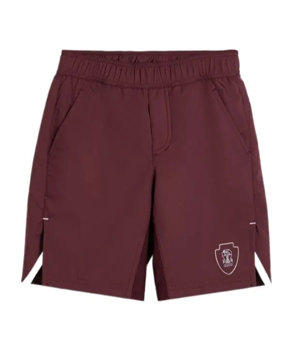 Brunello Cucinelli Logo-embroidered Track Shorts - Amaranth