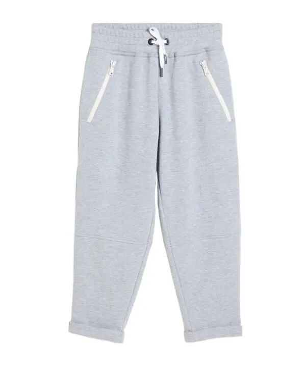 Brunello Cucinelli Cotton Drawstring Trousers - Grey
