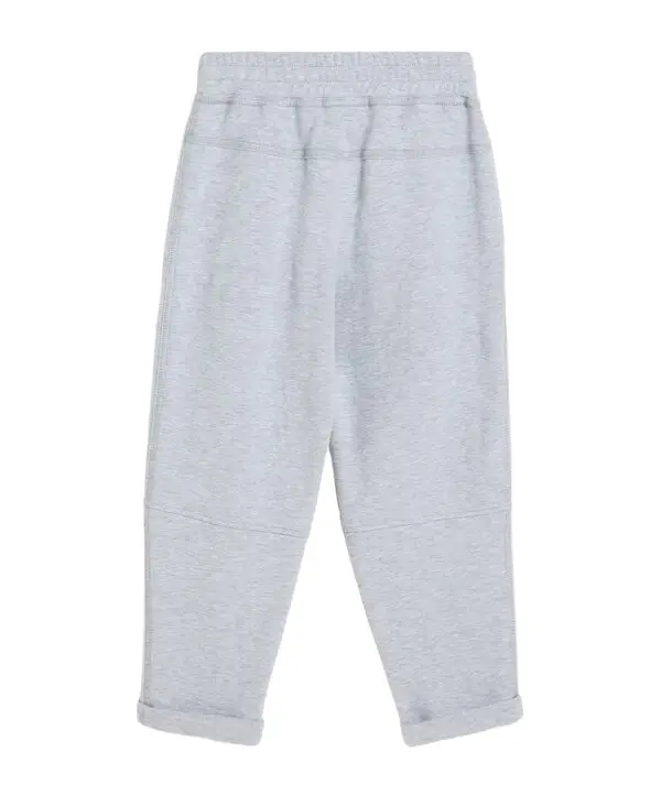 Brunello Cucinelli Cotton Drawstring Trousers - Grey