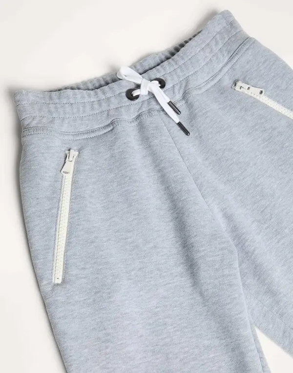 Brunello Cucinelli Cotton Drawstring Trousers - Grey