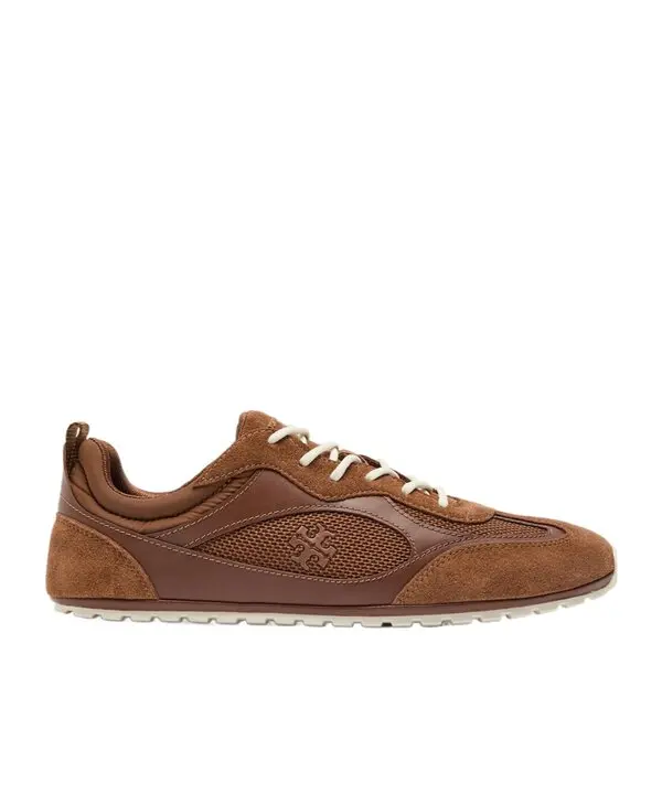 Tory Burch Field Panelled Suede Sneakers