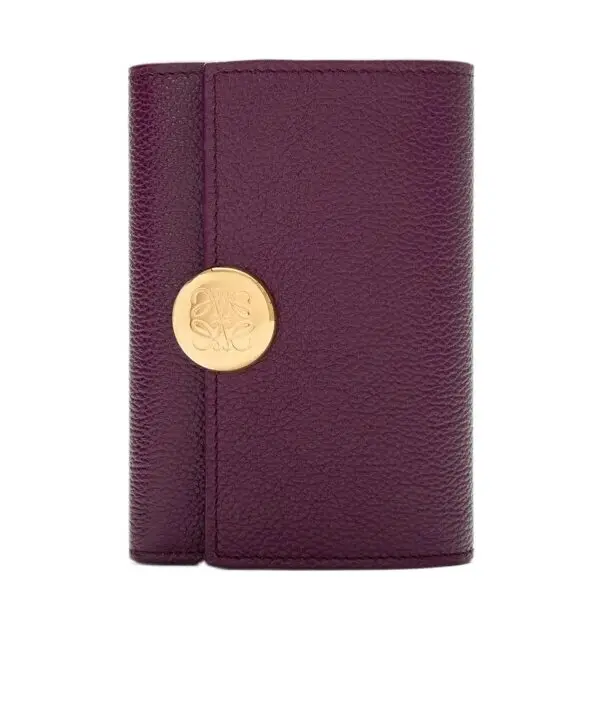 Loewe Vertical Wallet - Plum