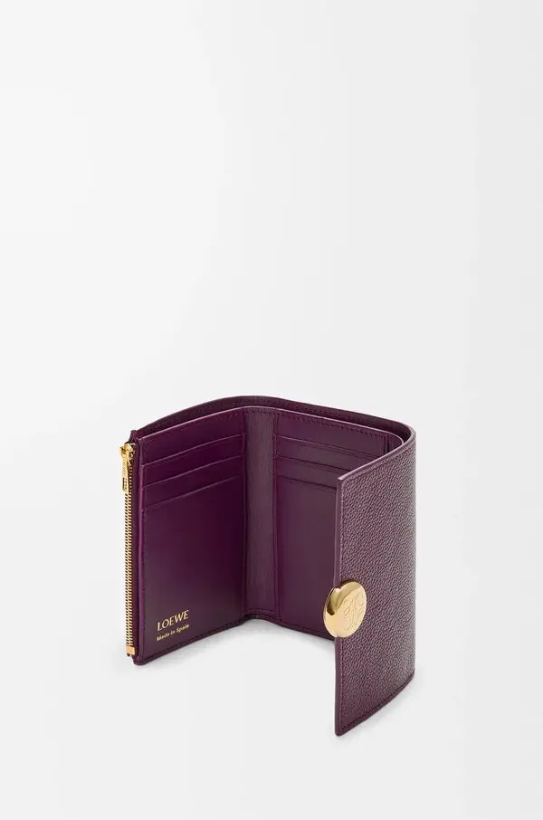 Loewe Vertical Wallet - Plum