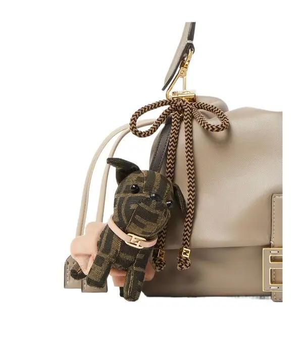 Fendi Leather Lanyard Puppy Charm