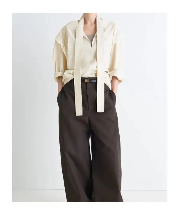 LEMAIRE Ascot Blouse - Cream