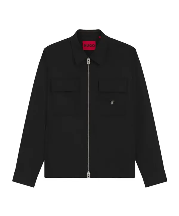 Hugo Boss Zip-up Oversized-fit Jacket