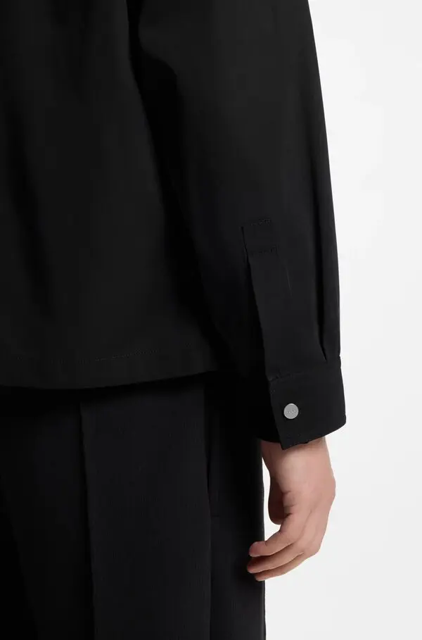 Hugo Boss Zip-up Oversized-fit Jacket