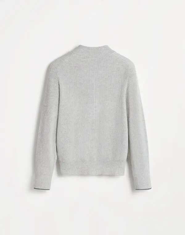 Brunello Cucinelli Zip-fastening Cardigan - Light Gray
