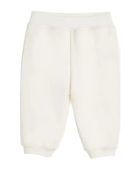 Brunello Cucinelli Logo Embroidered Trousers - White