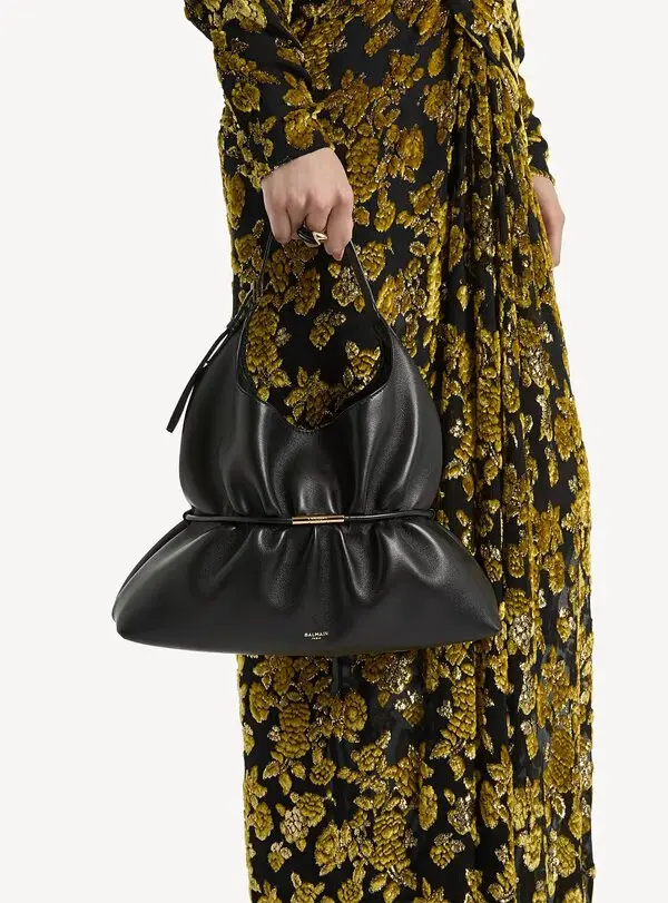 Balmain Sphynx Medium Bag In Smooth Leather