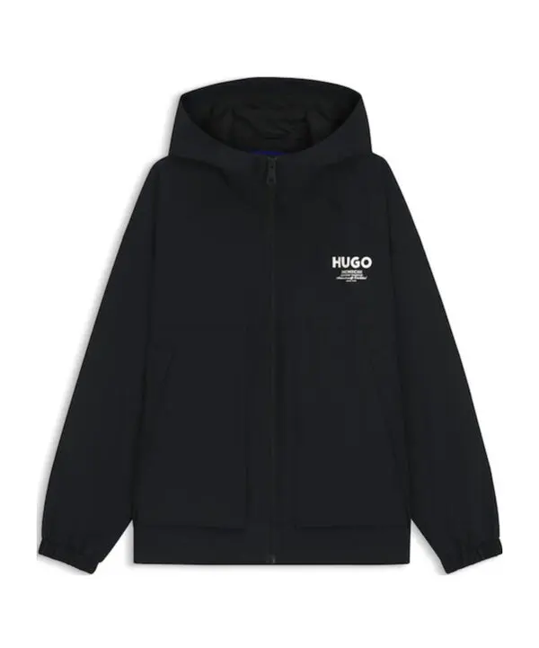 Hugo Boss Hooded Logo-print Jacket