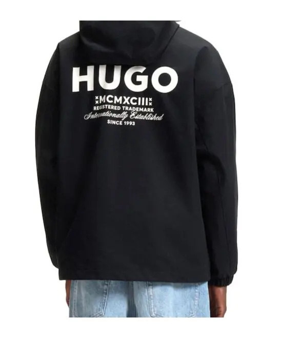 Hugo Boss Hooded Logo-print Jacket