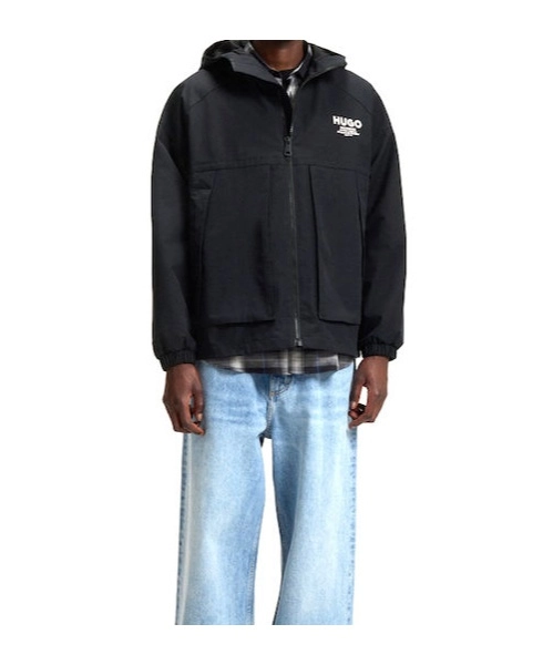 Hugo Boss Hooded Logo-print Jacket