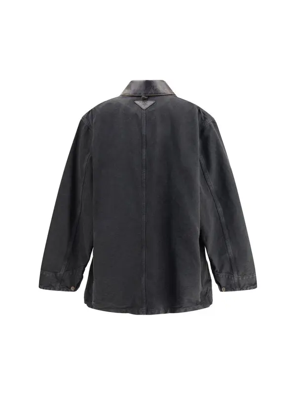 Prada Long Sleeve Buttoned Jacket