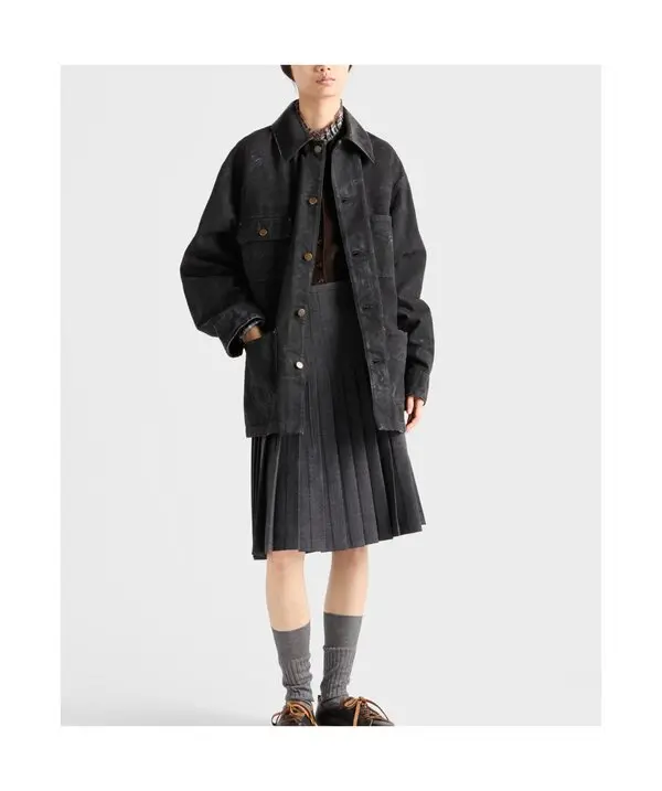 Prada Long Sleeve Buttoned Jacket