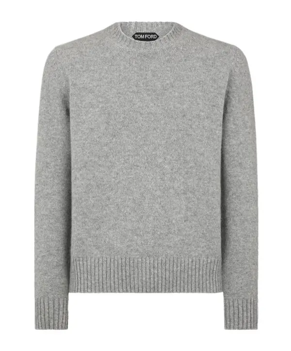 TOM FORD Long Sleeve Crew Neck Sweater