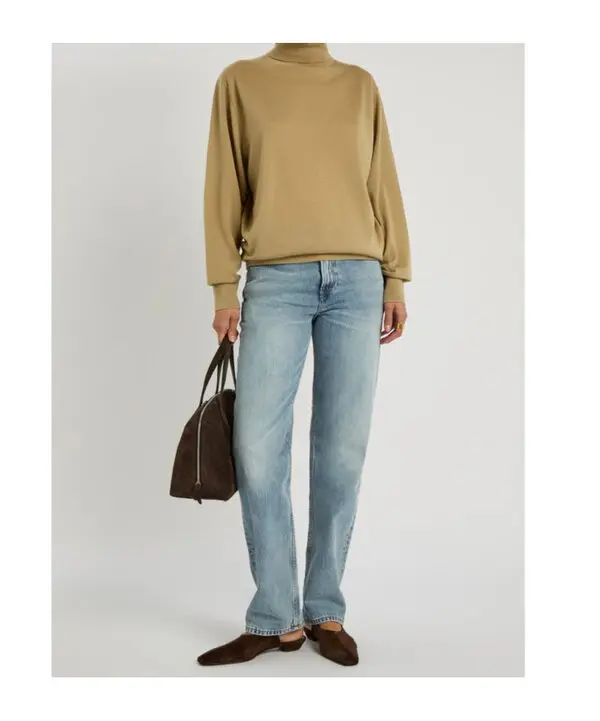 TOTEME Turtle-neck Fine-knit Wool Jumper