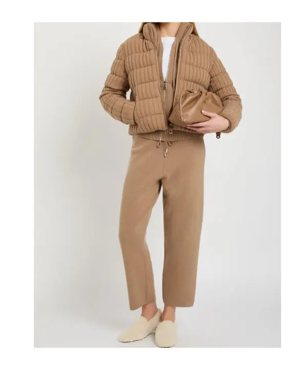 Moncler Padded Wool And Cashmere-blend Jacket