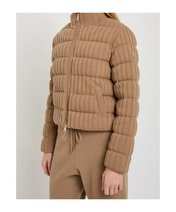 Moncler Padded Wool And Cashmere-blend Jacket